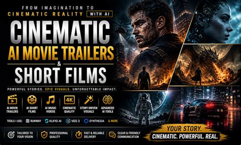 Do Cinematic Movie Trailer Ai Short Film Realistic Ai Movie Trailer By