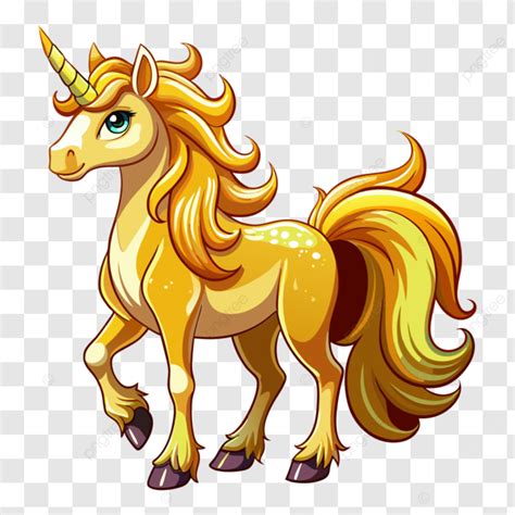 황금 유니콘 클립 아트 황금 클립 아트 황금 유니콘 Png 일러스트 및 이미지 에 대한 무료 다운로드 Pngtree