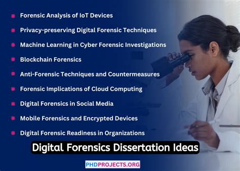 digital forensics dissertation topics