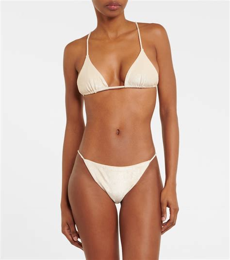 Bare Minimum Bikini Bottoms In White Jade Swim Mytheresa