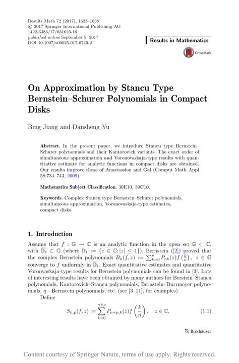 On Approximation By Stancu Type Bernsteinschurer Polynomials In