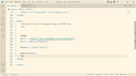 How To Get The Domain Name From A Url In Php Php Problem Solving