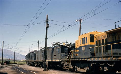 Butte Anaconda And Pacific Railroad Electric Locomotive 201 At Butte