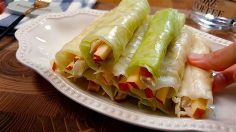양배추를 이렇게 말아 보세요 매일 아침 이렇게 먹었더니 살도 안찌고 맛있어서 다이어트는 저절로 되네요 Youtube
