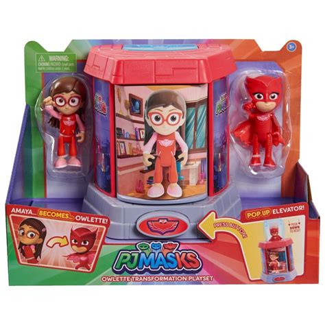 Set Figurine Pj Masks Transforming Amaya Si Owlette 95467 Noriel