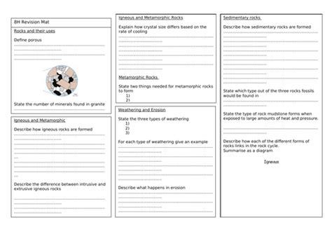 Exploring Science Revision Mats Year 8 Teaching Resources