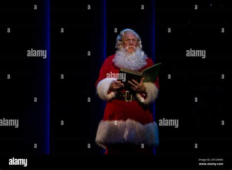 Mark Mckerracher Performs On Stage During A Preview Of The Musical Elf In London Monday Nov