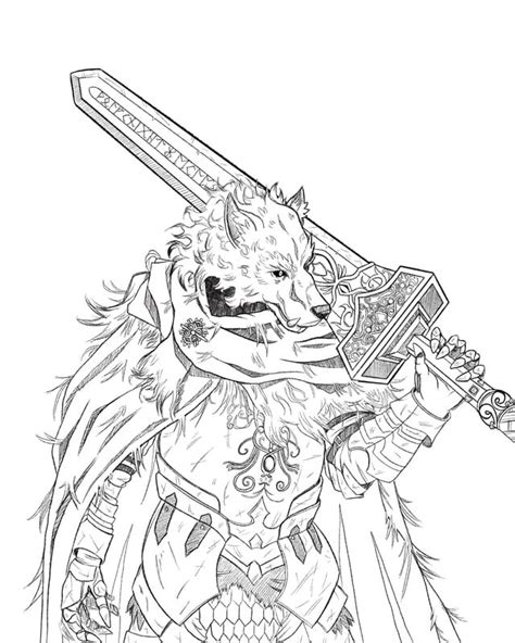 My Drawing Of Blaidd Reldenring