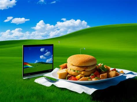 Windows Xp Operating System Premium AI Generated Image