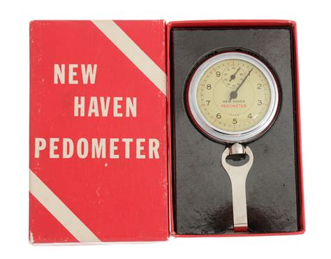 Lot Detail New Haven Pedometer With Box