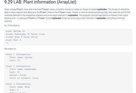 Solved Given A Base Plant Class And A Derived Flower Class Chegg