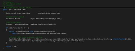 Inside Microsoft Dynamics AX How To Filter Workspace List Grid Form Part In D