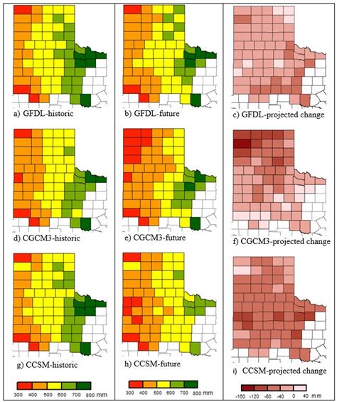 Spatio Temporal Variability Of Average Annual Historic 1971 2000 And