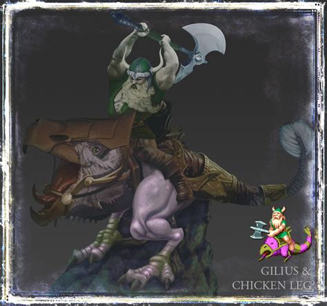 Chilli49shorty Chicken Leg Golden Axe Gilius Thunderhead Golden Axe Commentary English