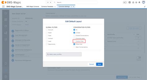 Configure Custom Inbox SMS Magic Salesforce Documentation
