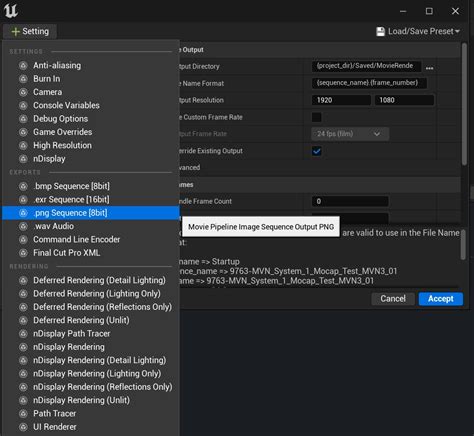 Tạo kết xuất chất lượng cao cùng Movie Render Queue trong Unreal Engine