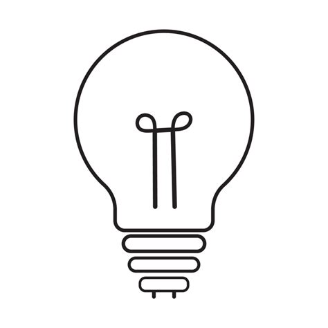 Light Bulb Outline Png