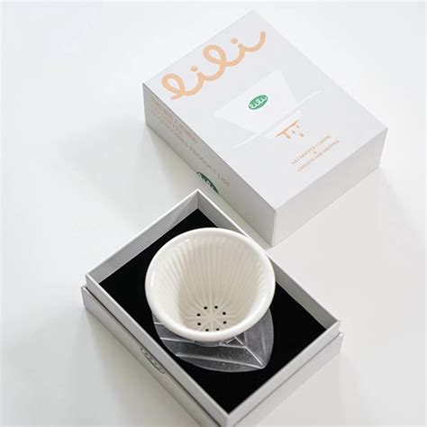 【楽天市場】lili Dripper Mini 1 2杯用 ホワイト：ブランディングコーヒー