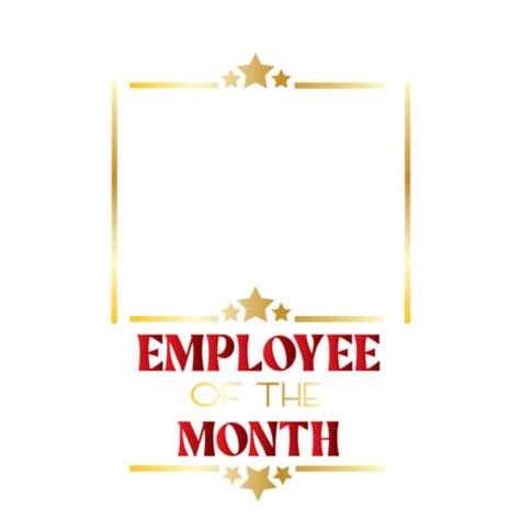 Download Employee Of The Month Photo Frame Frames Online Creative Fabrica
