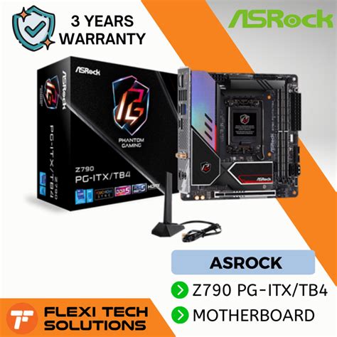 Asrock Z790 Pg Itx Tb4 Ddr5 Lga1700 Motherboard Flexi Tech