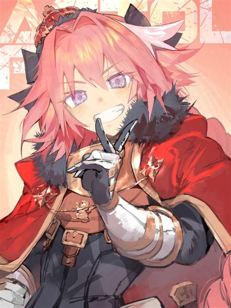 Safebooru 1boy Armor Astolfo Fate Black Bow Black Dress Black