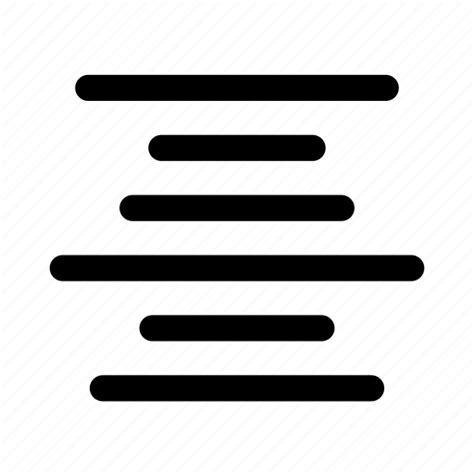 Align Center Text Icon