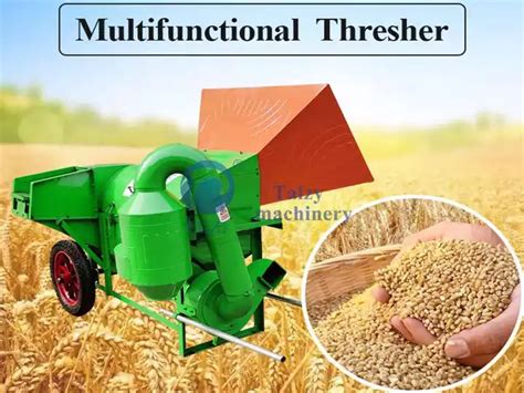 Good Price Rice And Wheat Grain Threshing Machine Multi Crops Thresher
