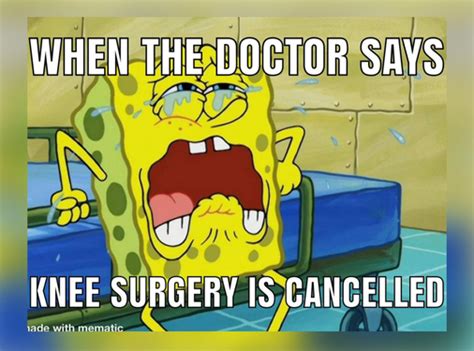 15 Knee Surgery Memes To Make You Laugh Through The Pain