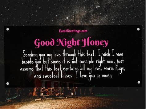 Good Night Honey I Love You