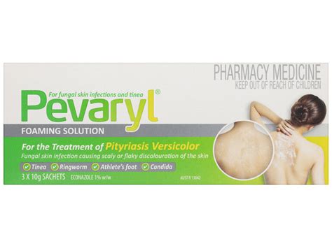 Pevaryl Anti Fungal Foaming Solution 10g Batch Tested