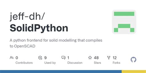 Lots Of New Work Being Done On Solidpython Python Wrapper For Openscad Ropenscad