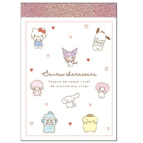 Sanrio Sanrio Characters Mini Notepad Tiny Tiny 89x62mm Neo Tokyo
