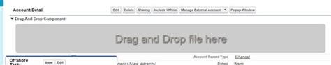 Salesforce Drag And Drop File Uploader Component With Progress Bar Html5 And Pure Javascript