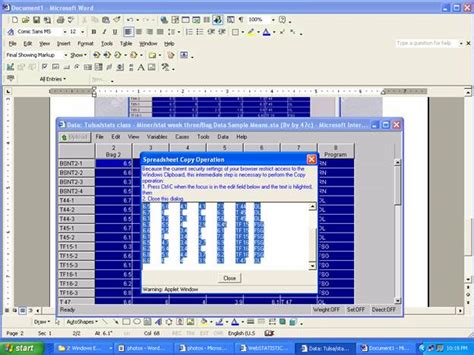 How To Get Excel Spreadsheets Into Webstatistica