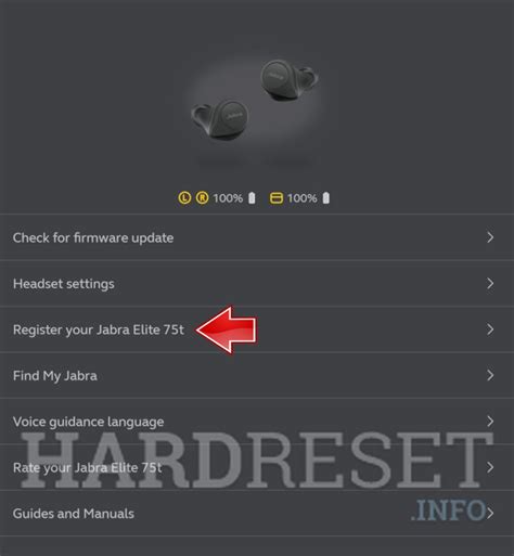 Register Your Device Jabra Elite How To Hardreset Info