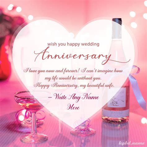Romantic Happy Anniversary Wishes For Wife