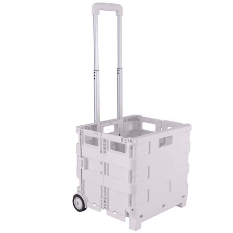 Simplify Tote And Go Collapsible Utility Cart In White 25501 White