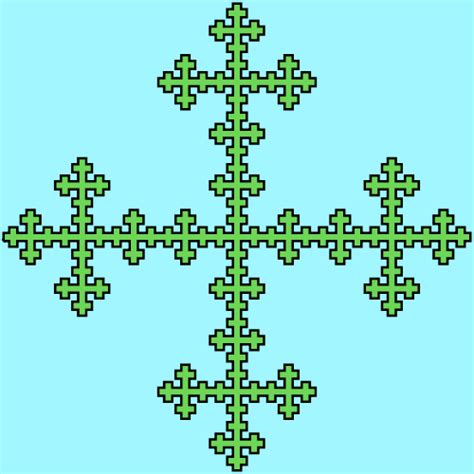 Generate A Vicsek Fractal Online Math Tools