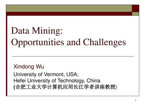 PPT Data Mining Opportunities And Challenges PowerPoint Presentation ID