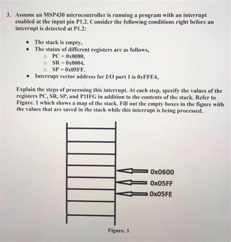 3 Assume An Msp430 Microcontroller Is Running A