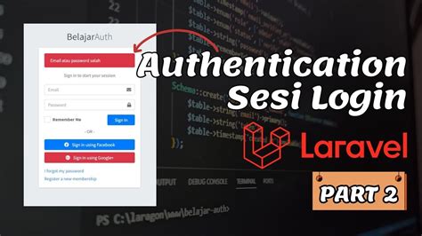 Authentication Sesi Login And Fitur Logout Dasar Membuat Fitur Login Auth Laravel Manual