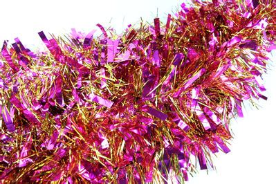 5 X Christmas Tinsel Thick 2 Tone Xmas Garland Tree Decorations Hot