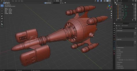 Spaceship Finished Projects Blender Artists Community