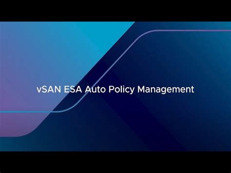 Vsan Express Storage Architecture Esa Auto Virtual Graveyard