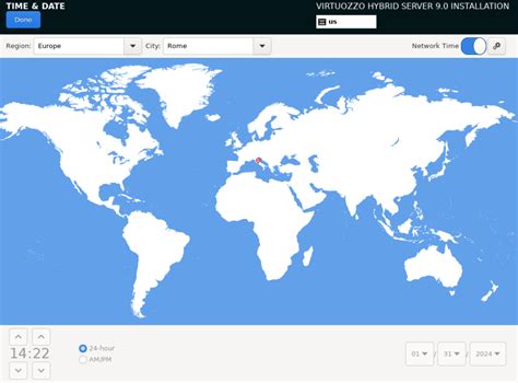 Installing Virtuozzo Hybrid Server In The Default Graphics Mode Virtuozzo Server Docs