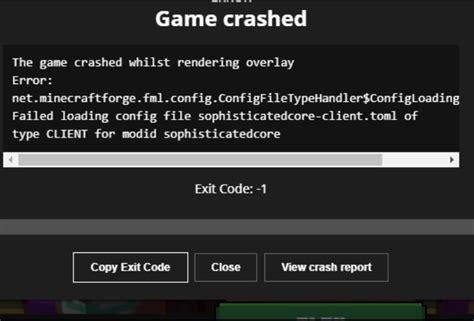 [java] Never Seen Exit Code 1 Before Reinstalled All My Mobs To Try