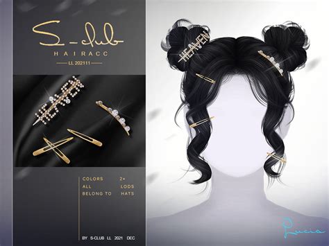 The Sims Resource Hairpin Acc Lucia Sims Hair Sims Sims Mods