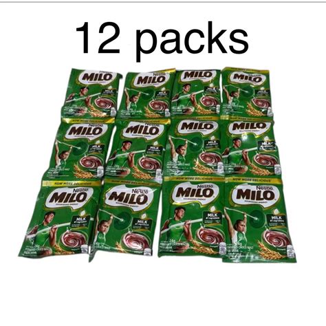 Nestle Milo Choco Malt Drink 24g X 12 Sachets Shopee Philippines