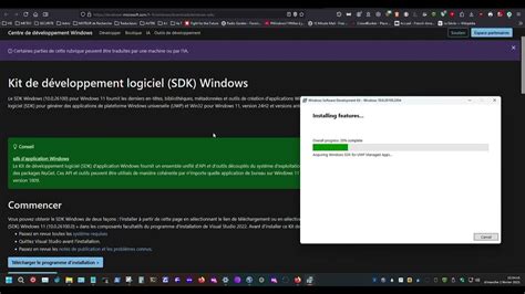 Windows Developpeur Kit De Développement Logiciel Sdk Windows V 10 0