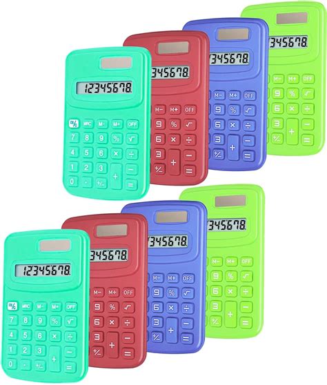 Basic Calculator 8 Digit Silicone Button Desktop